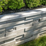 Techo-Bloc Graphix Wall - Fireplace Stone & Patio