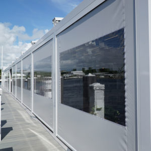 Progressive Screens Vinyl Screen - Fireplace Stone & Patio