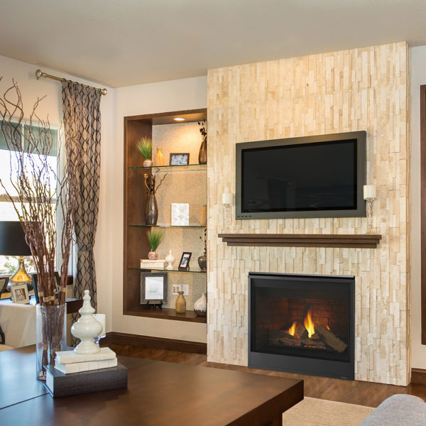 Majestic Meridian Series - Fireplace Stone & Patio