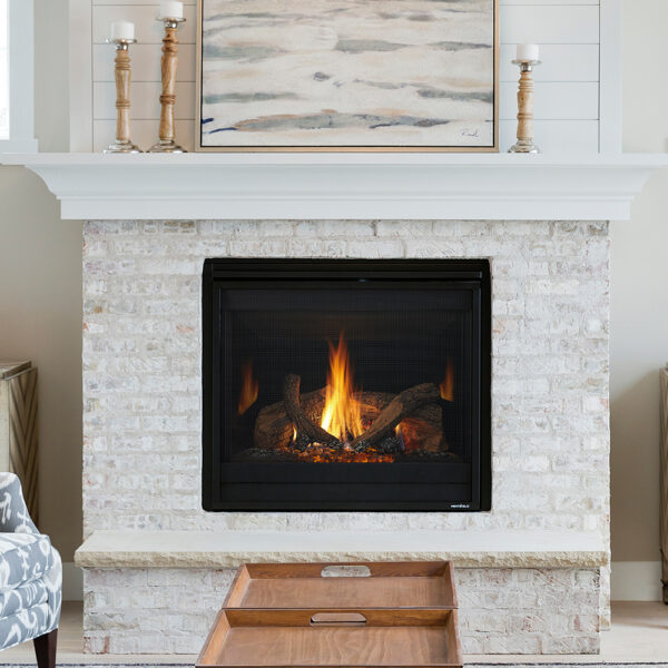 Heat & Glo Slimline Series - Fireplace Stone & Patio
