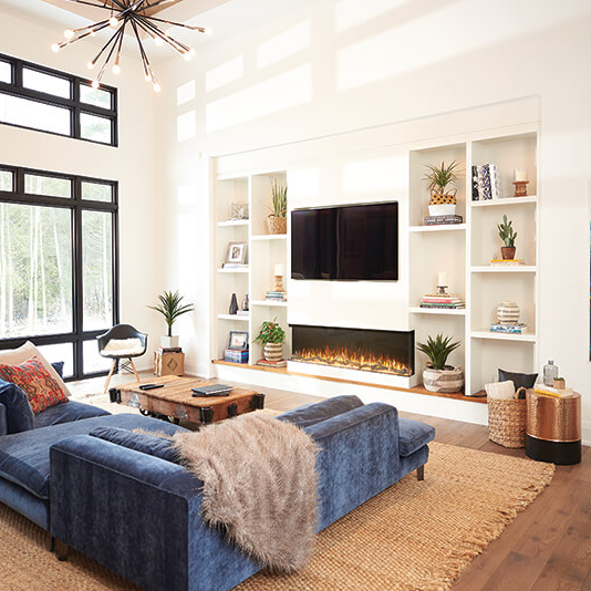 Napoleon Trivista 3 Sided - Fireplace Stone & Patio