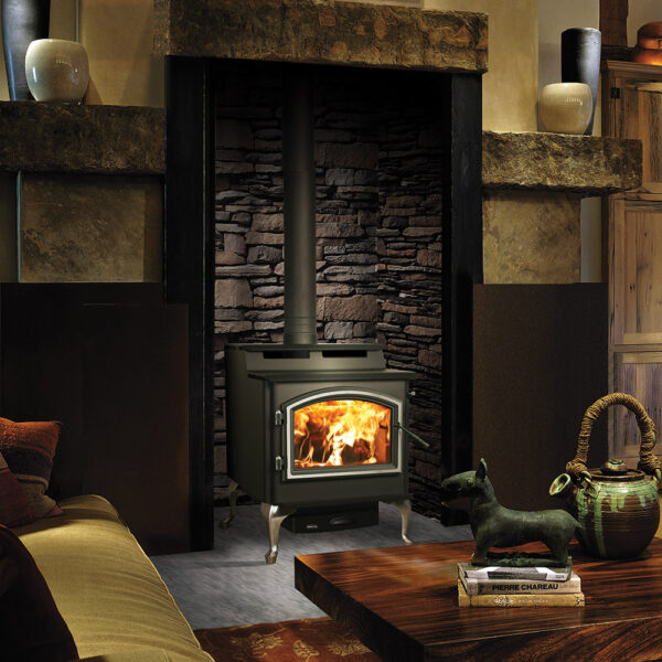 Quadra-Fire 5700 Step Top - Fireplace Stone & Patio