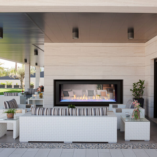 Heat & Glo Primo II 60 - Fireplace Stone & Patio