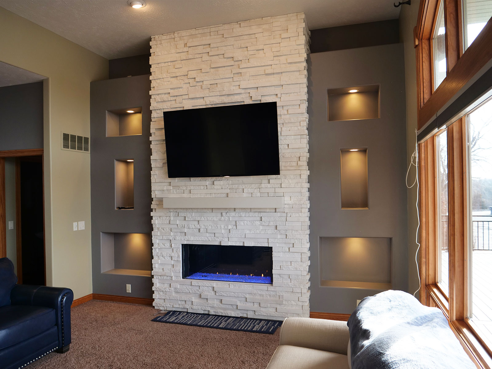 Heat & Glo Primo II 48 Fireplace - Fireplace Stone & Patio