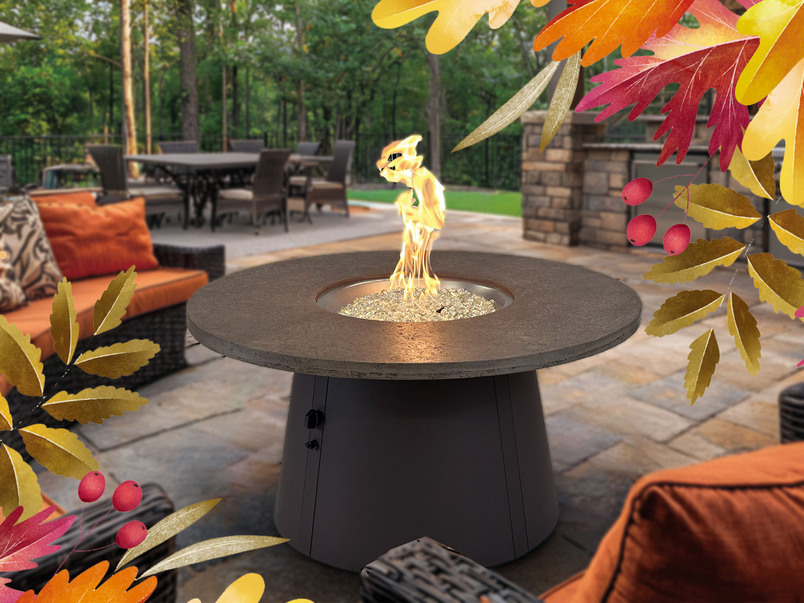 Fall-ing Into Fire Pit Savings - Fireplace Stone & Patio